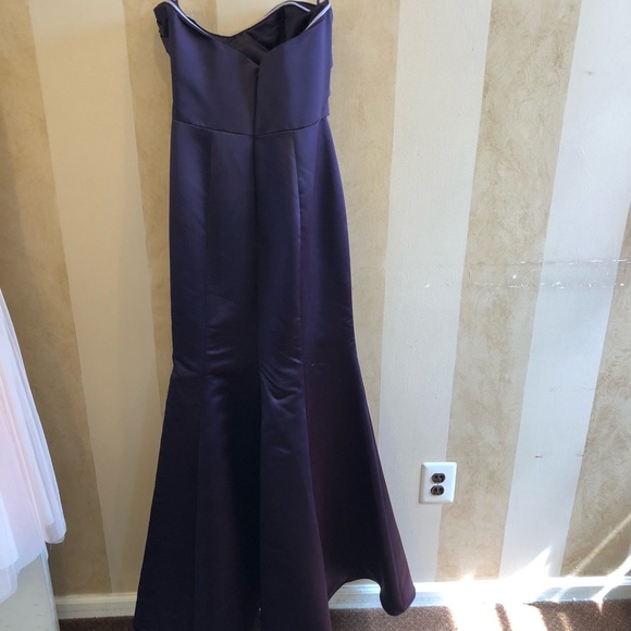 hailey paige | Dresses | Hailey Paige Satin Mermaid Gown | Poshmark